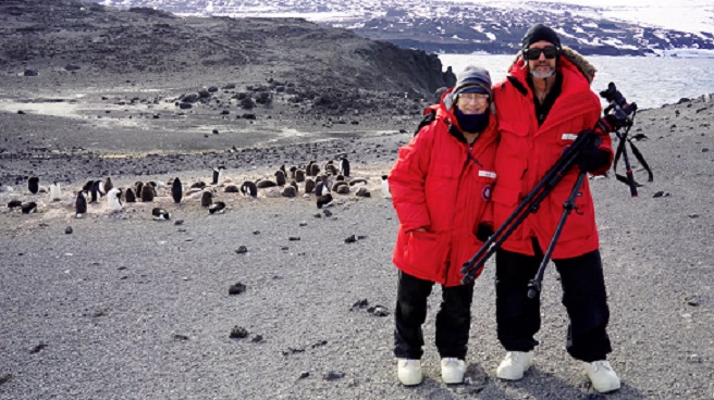 Dr. Suchy Antarctica | LSU Department of Communication Studies