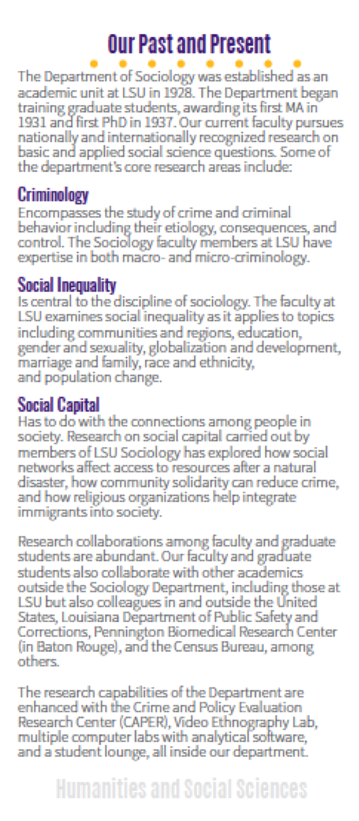 Graduate Program Overview