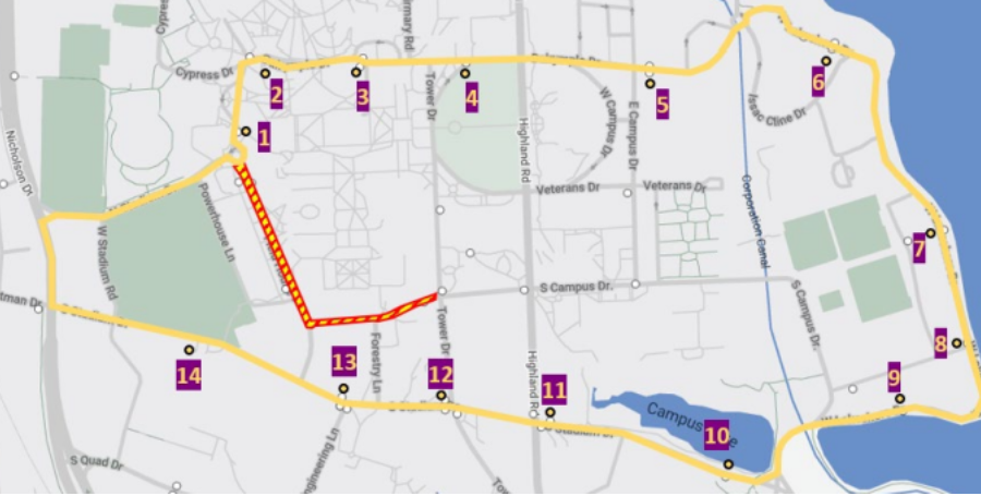 Tiger Trails Transit | Parking and Transportation