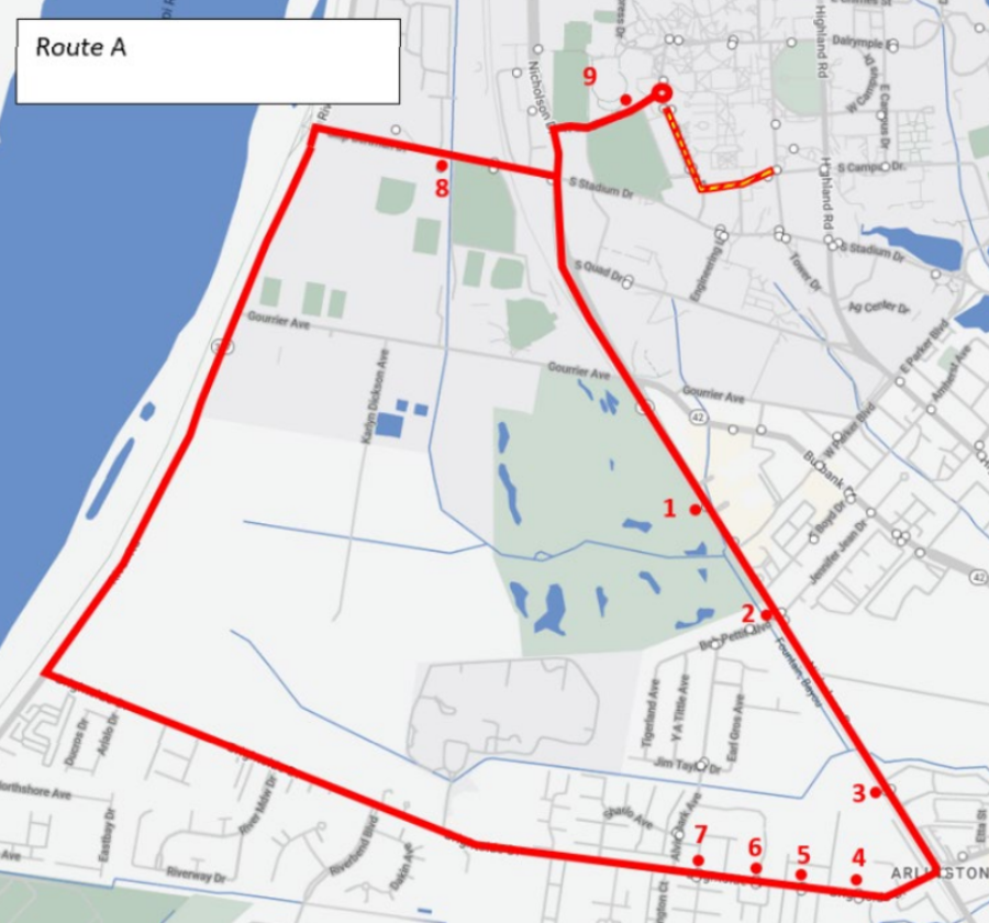 Tiger Trails Transit | Parking and Transportation