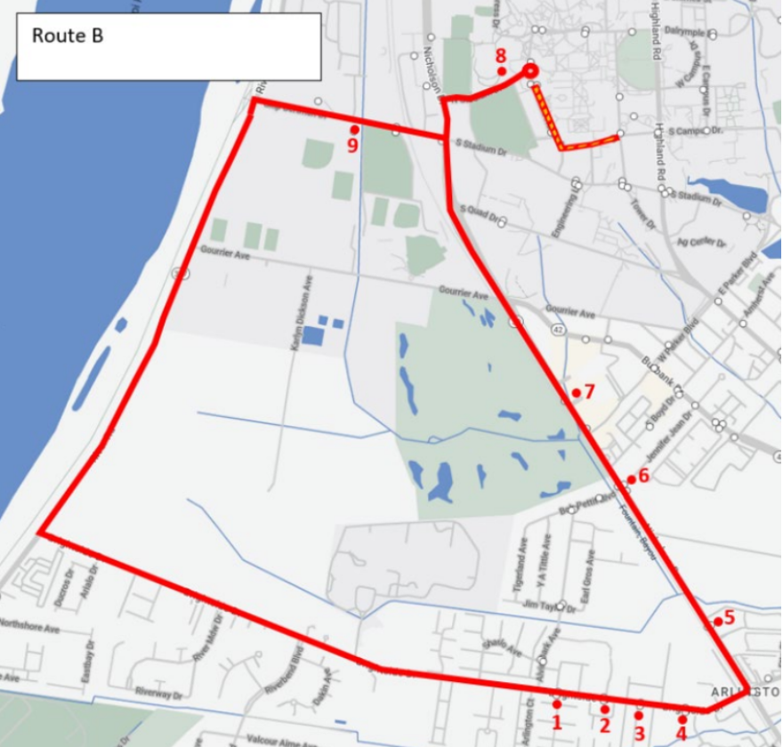 Tiger Trails Transit | Parking and Transportation