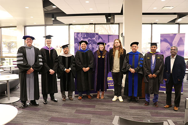 LSU School of Veterinary Medicine conferred three advanced degrees