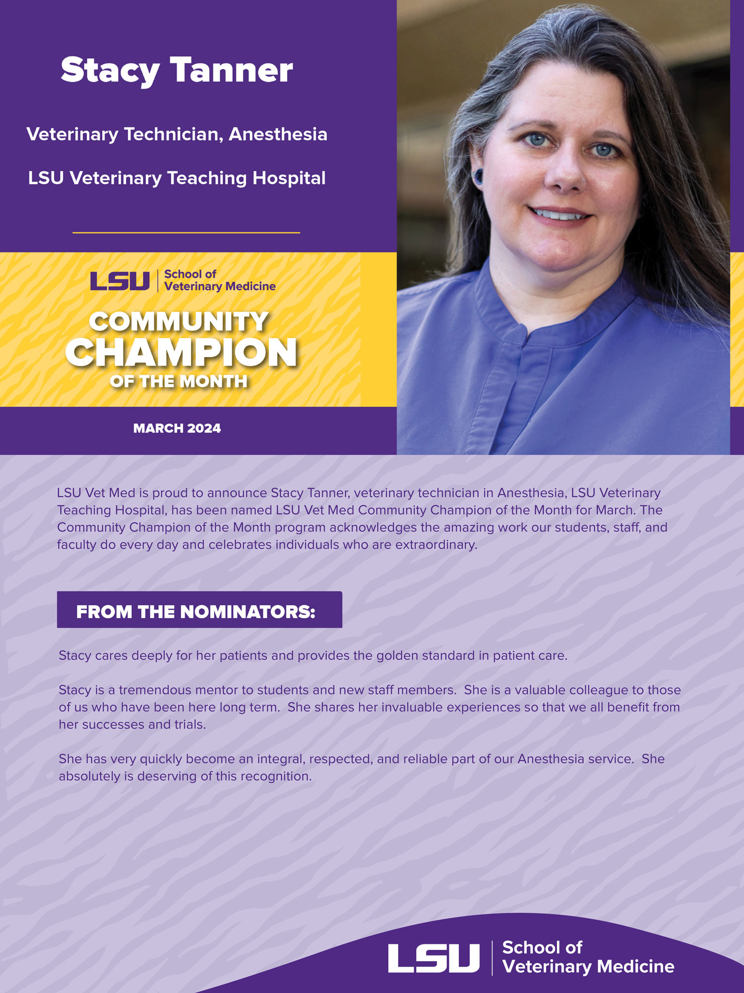 Champion of the Month